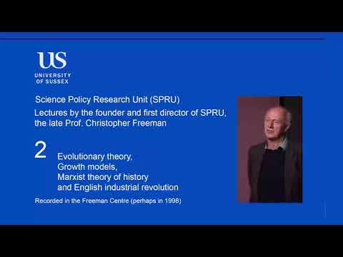 Christopher Freeman: Evolutionary theory, growth models, Marxist theory of history and more