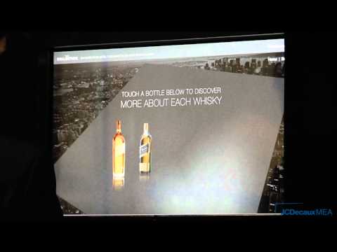 JCDecaux Middle East: Diageo Johnnie Walker / Mediamix campaign Dubai Airport 2010