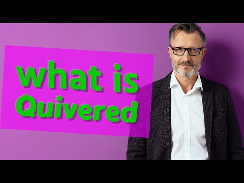 Quivered | Meaning of quivered 📖 📖