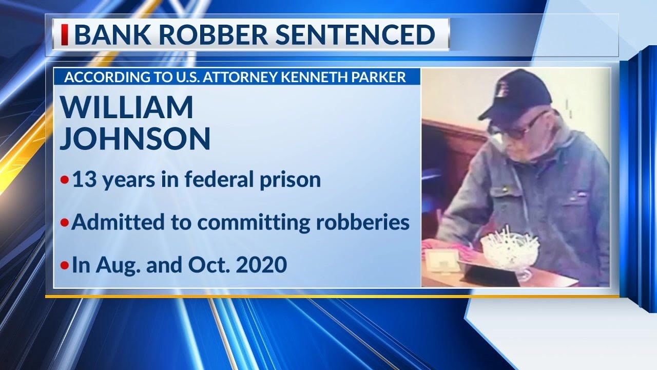 Serial bank robber who dared police to kill him sentenced to 13 years in federal prison