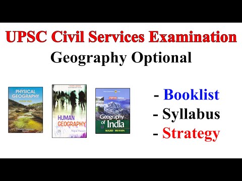 Introduction to Geography Optional; Booklist; Strategy Video Lecture - UPSC