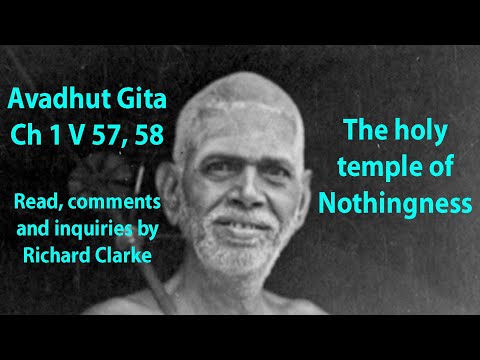 The holy temple of nothingness – Avadhut Gita Ch 1 verse 57, 58 ...