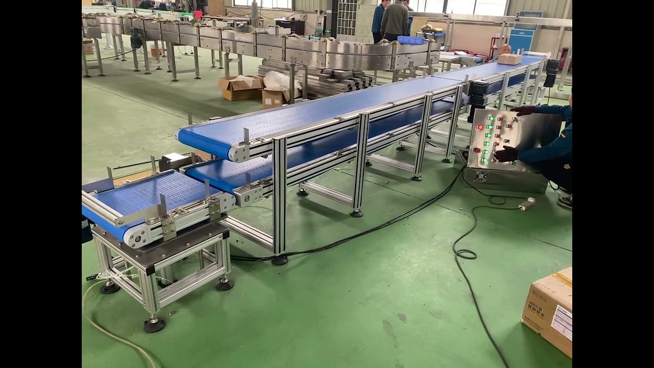 Double layer modular belt conveyor