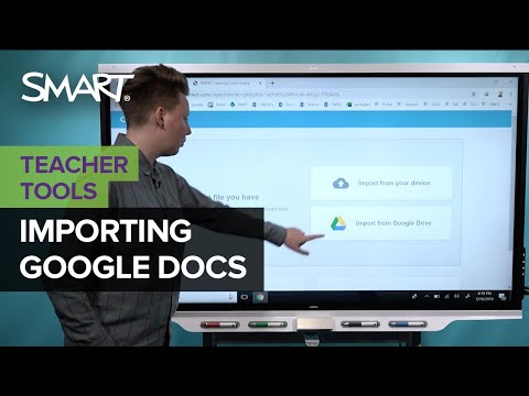 Importing Google Slides, Docs, and Sheets into Lumio by SMART (May 2019)
