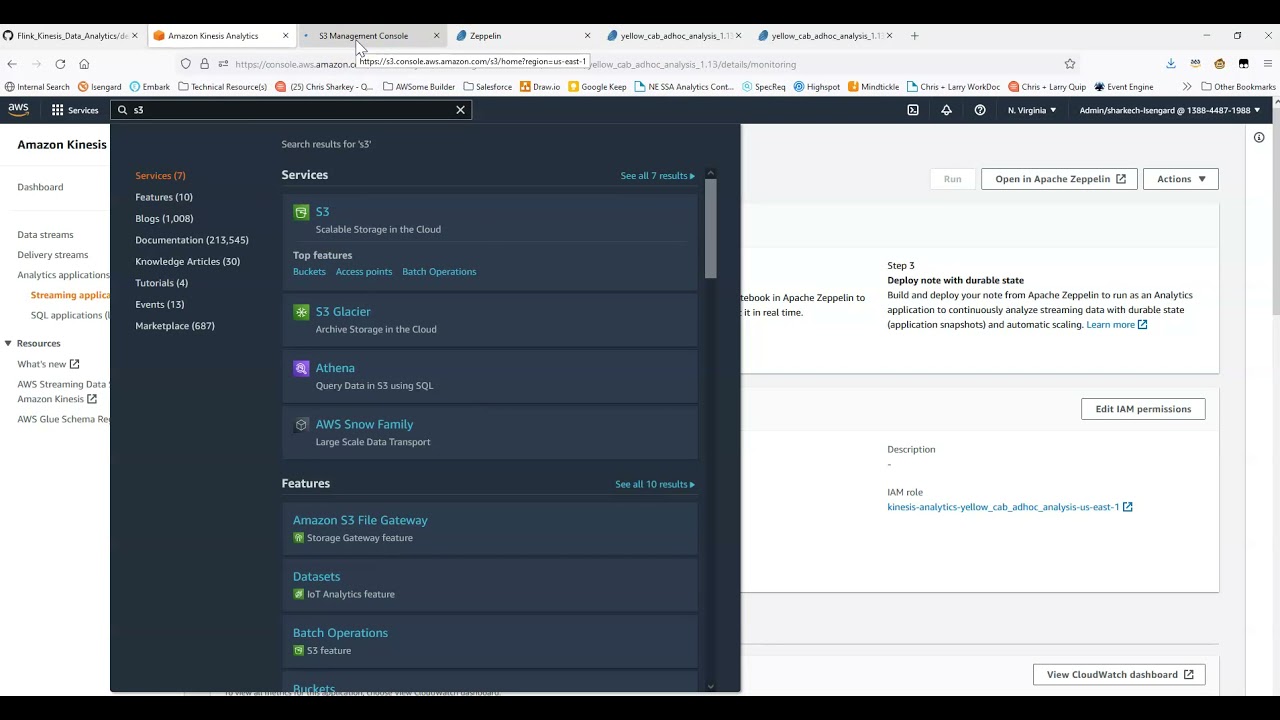 Deploy a Kinesis Data Analytics Studio Notebook