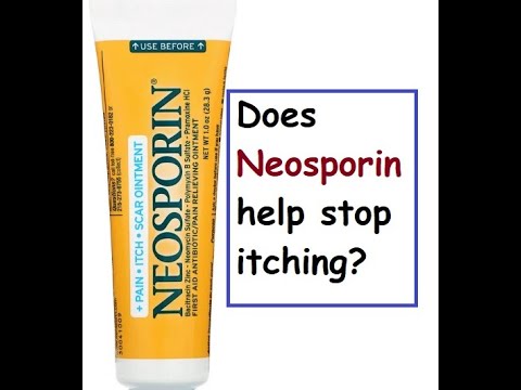 Does Neosporin help stop itching