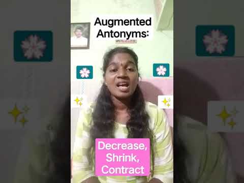 Augmented Antonyms 😄🤓| #antonymaugmented #antonym #augmented #wordantonym