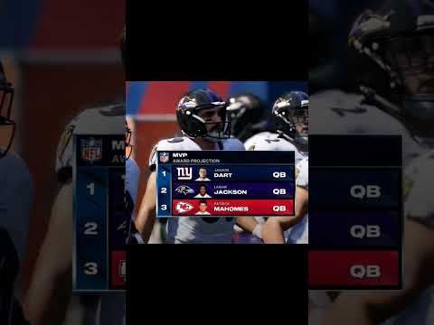 MVP award projection! #madden25 #nfl #giants #ravens #jaxsondart #lamarjackson #mvp #gaming #ps5