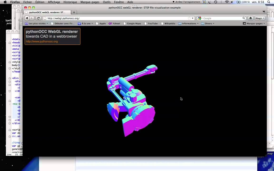 WebGL renderer for pythonOCC