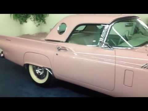 1957 Ford T-Bird Thunderbird Tbird Pink Dusk Rose Antique Show Car For Sale