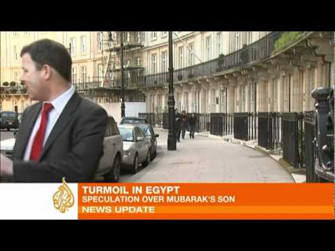 Where in the world is Gamal Mubarak?