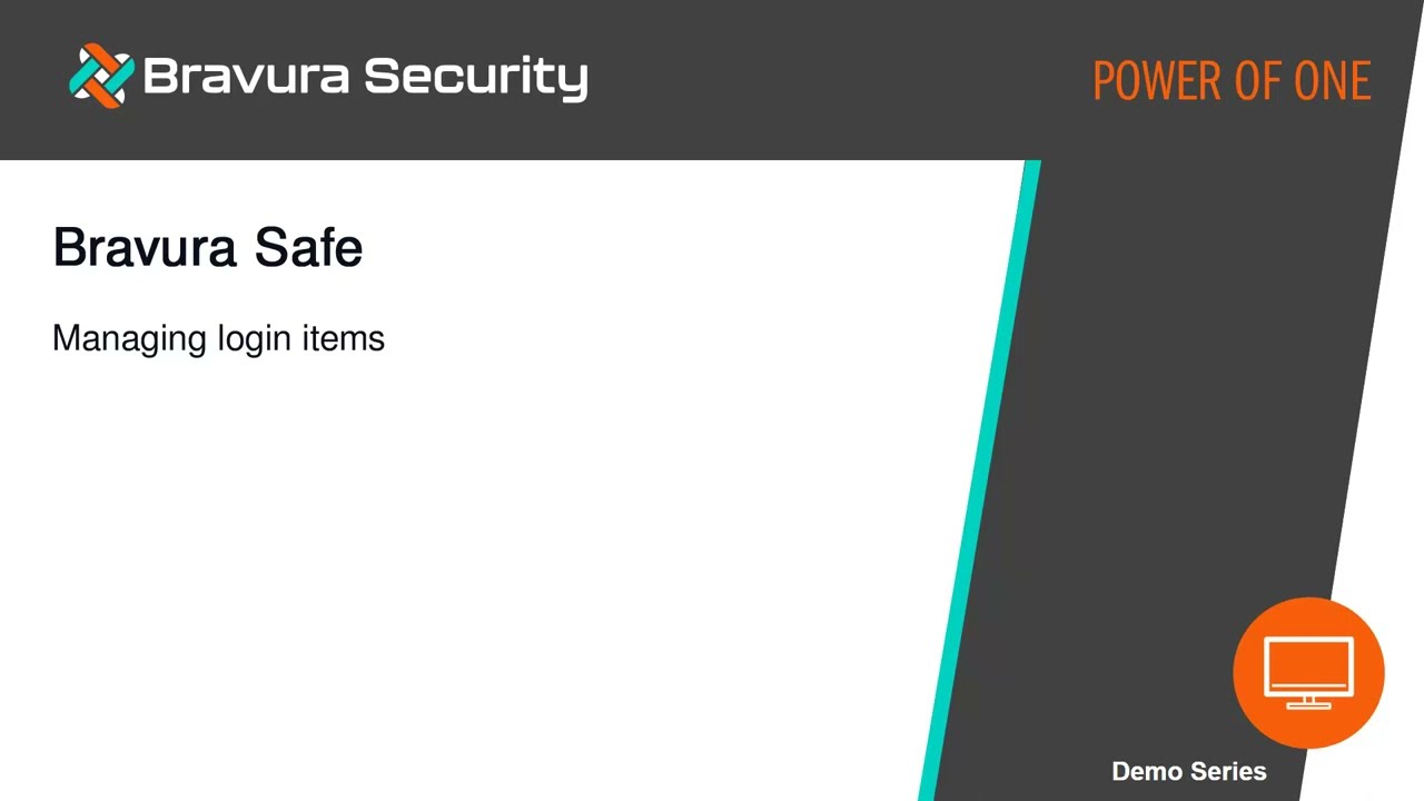 Managing Login Items - Bravura Safe