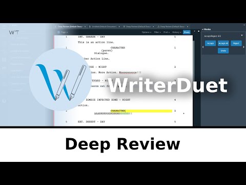WriterDuet Deep Review