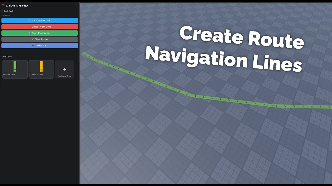 Route Creator + | ROBLOX PLUGIN