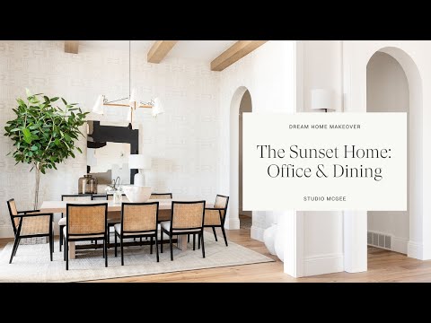 The Sunset House: Office & Dining Room