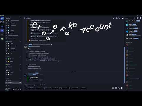 Free instagram follower bot in discord! Working 2024/2025 | Catrine
