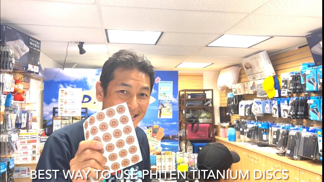 Best way and Easiest way to use Phiten Titanium Discs