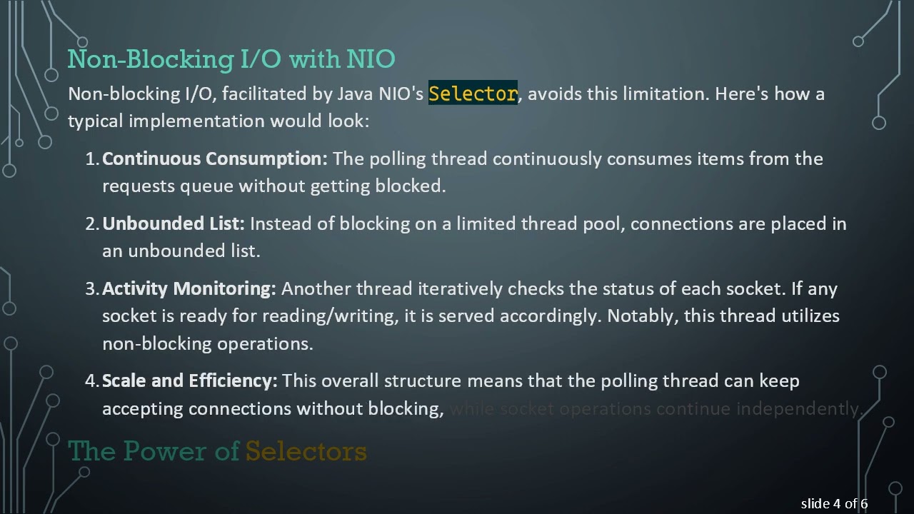 Understanding the Power of Selectors in Java NIO for Non-Blocking Socket Clients