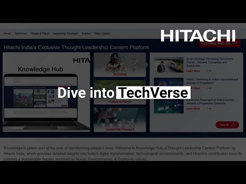 Welcome to TechVerse: Discover Digital Frontiers for a Connected Tomorrow - Hitachi