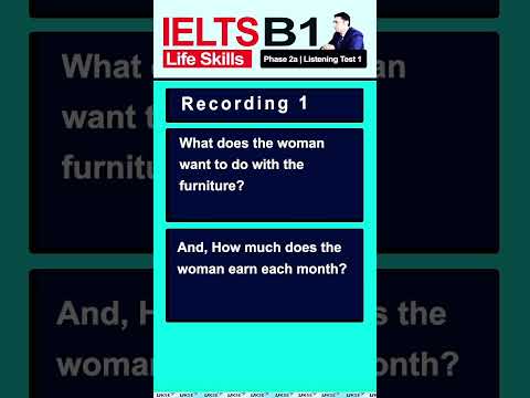 IELTS Life Skills B1 Listening Test 2025 🇬🇧