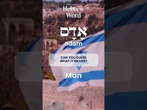 75 Biblical Hebrew Words and Scripture | ADAM | Learn Hebrew Online #hebrew #bible #bibleverse