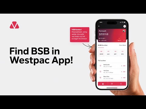 How to Find Your BSB Number in Westpac App (Australia)