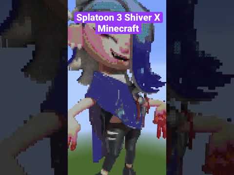Splatoon 3 Shiver Minecraft Pixel Art