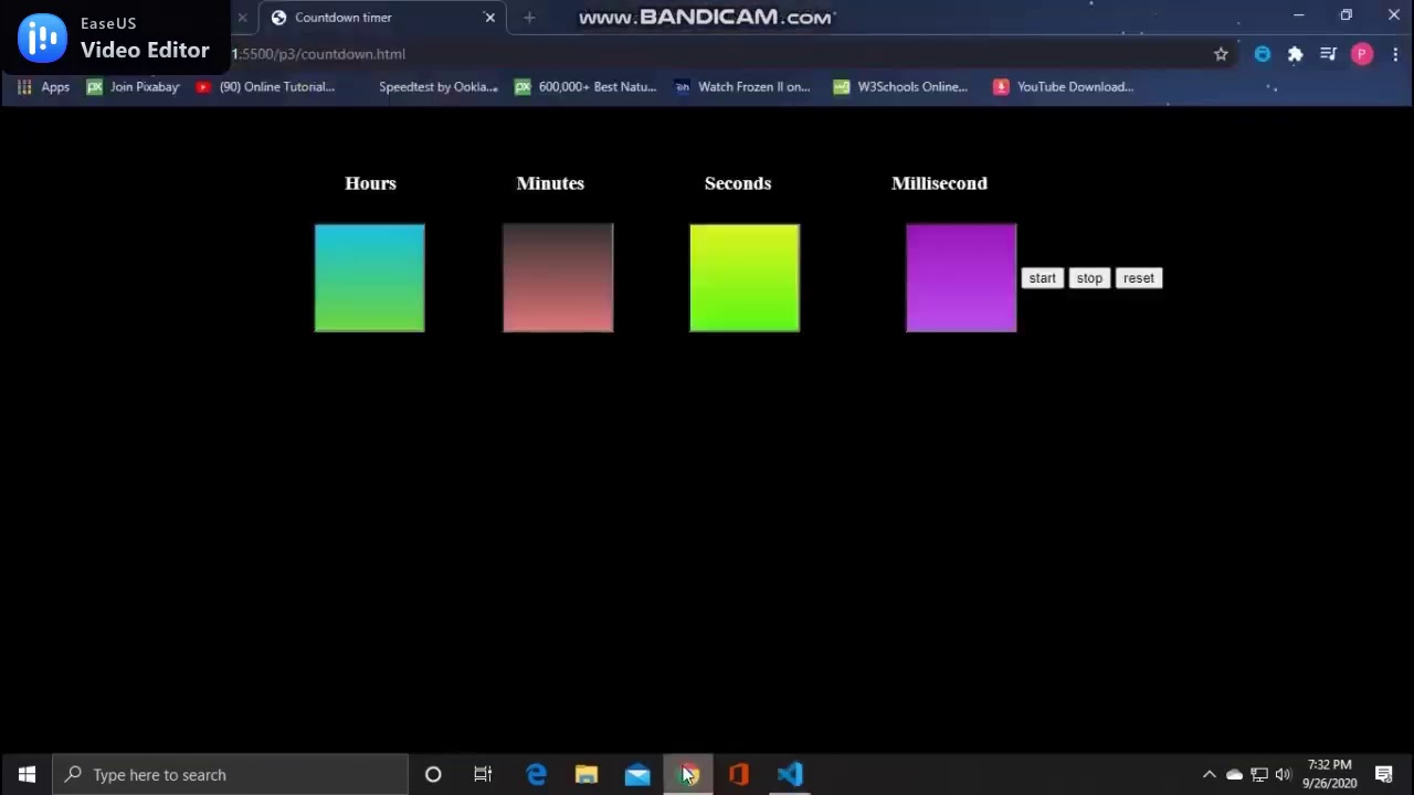 How to Create an Animated Countdown Timer With HTML, CSS and JavaScript