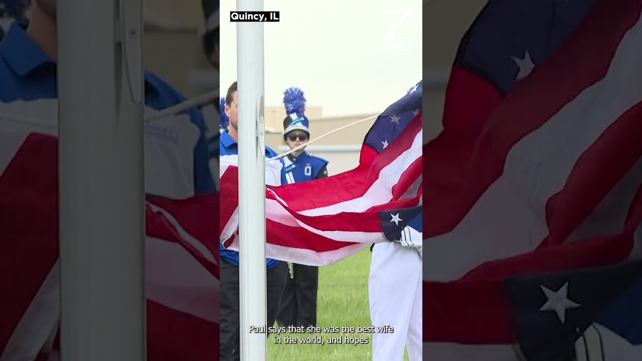Quincy unveils flag monument for America’s 250 initiative, paid by resident veteran