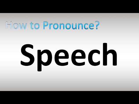 How to Pronounce Speech