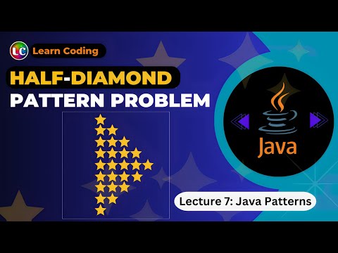 Learn Half Diamond Pattern in Java | Learn Coding - Mind Luster