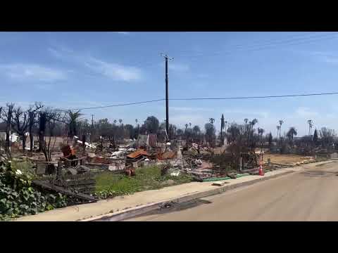 Fire Damage in Pacfic Palisades #pacificpalisade #losangeles #fire