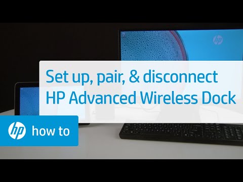 Setting Up, Pairing, and Disconnecting an HP Advanced Wireless Dock | HP Computers | HP