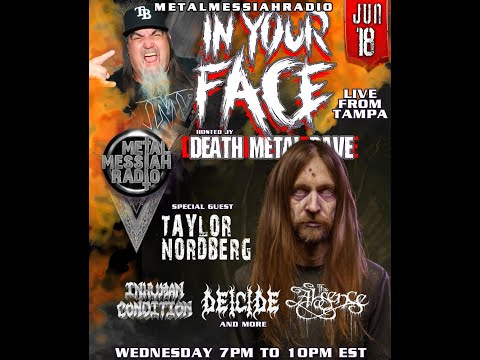 Taylor Nordberg of Inhuman Condition, Deicide, The Absence & More Interviewed by Death Metal Dave !