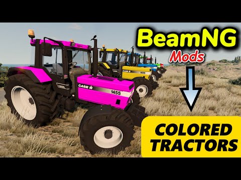 COLORED TRACTORS Mods for BeamNG.Drive (How to Download?!)