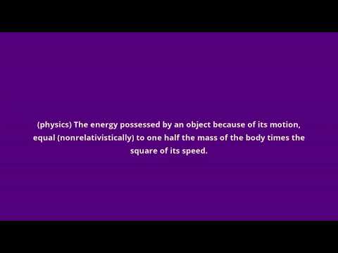 what is the meaning of kinetic energy