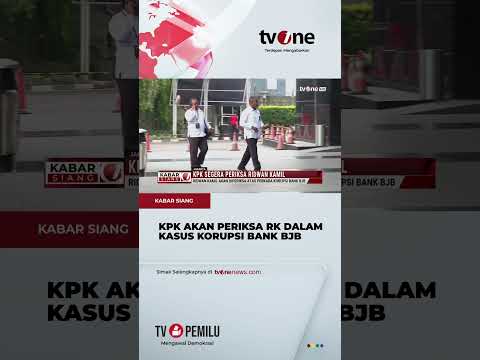 KPK akan Segera Periksa Ridwan Kamil Terkait Korupsi Bank BJB | tvOne