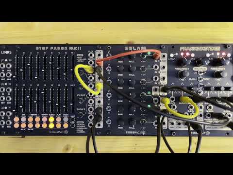 Tesseract Modular Step Fader MKII Dual Sequencer Module | Reverb UK