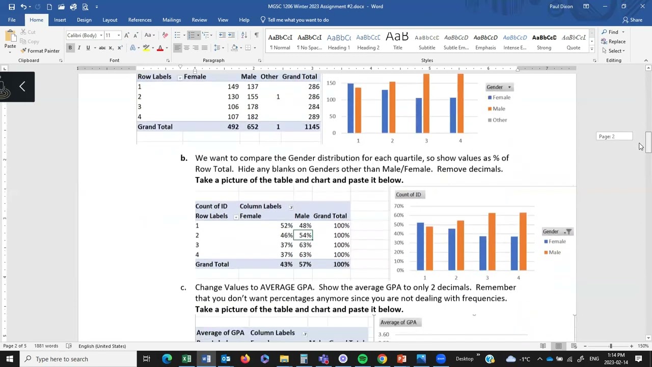 Assignment 2 tutorial recording