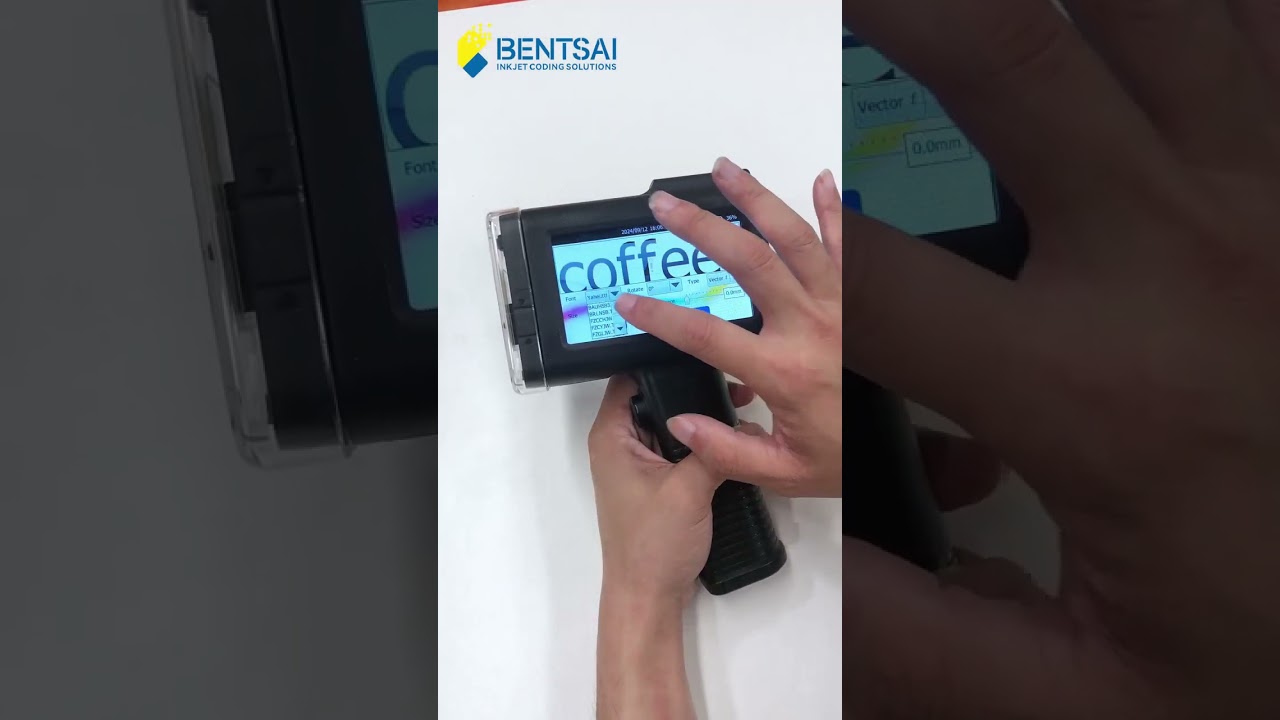 Create, Print, Impress: Bentsai Handheld Inkjet Printers for Custom Logos!
