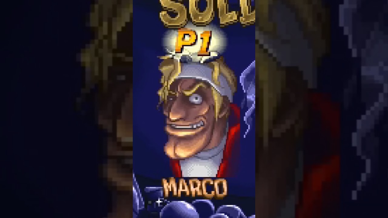 why Metal Slug's character select always looked weird