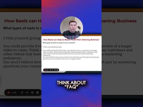 How to Make Reels Like a PRO | Advanced Reels Tips & Tricks to SMASH Your Floor Cleaning Business |2
