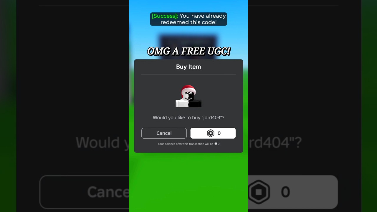 Now I know what's real and what is fake (FAKE UGC 💀) #roblox #robloxshorts #freeugc