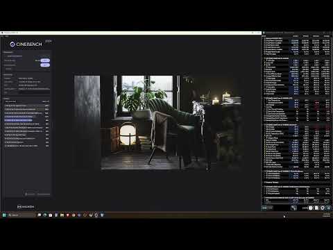 Cinebench 24 run with 14600K in Small Form Factor Case