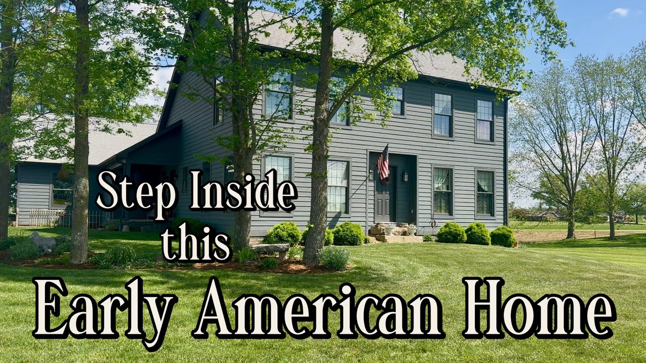 Step Inside this Beautiful Early American Home~Simple Primitive Style