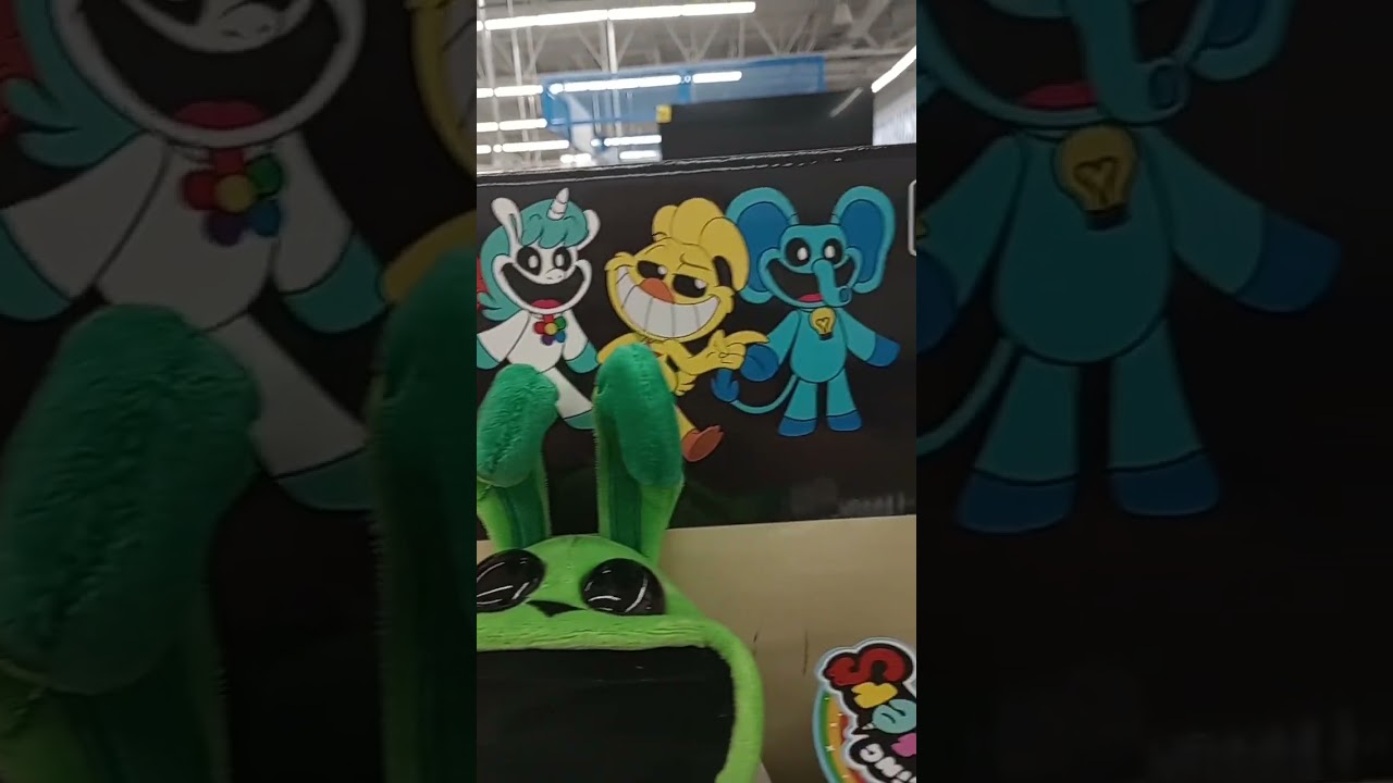 Poppy Playtime Smiling Critters display at my Walmart !!