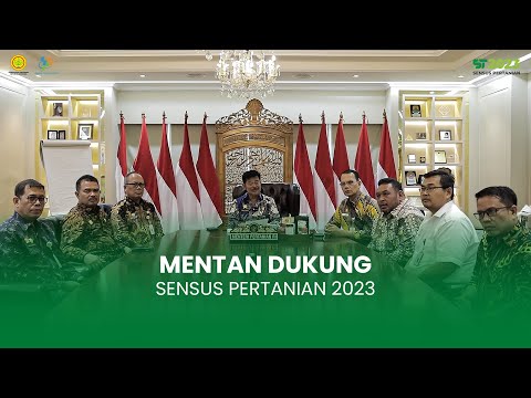 Mentan Dukung Sensus Pertanian 2023