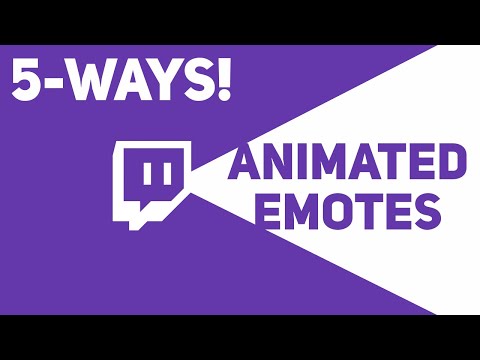 π£ DESIGN Animated Twitch Emotes - *5 METHODS !?!*