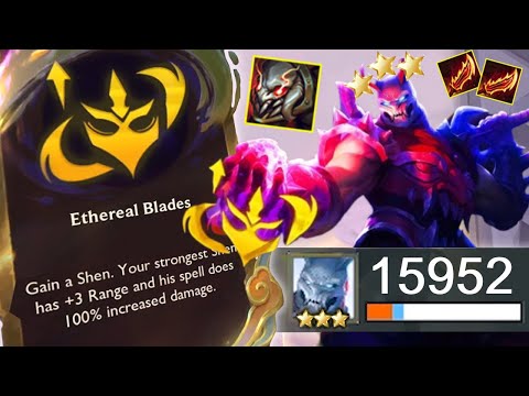 True Damage: 3 Star Shen Carry with 6 Umbral & 6 Behemoth Comp | TFT Set 11