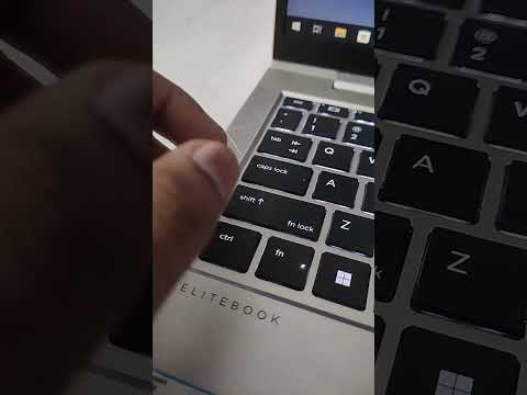 Lock / Unlock Function Key in HP Laptop (Shift + fn) - Elitebook